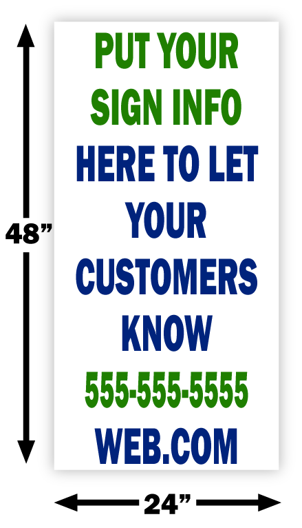 4mm 24×48 Yard Sign Printing ‣ PBD Custom Printing